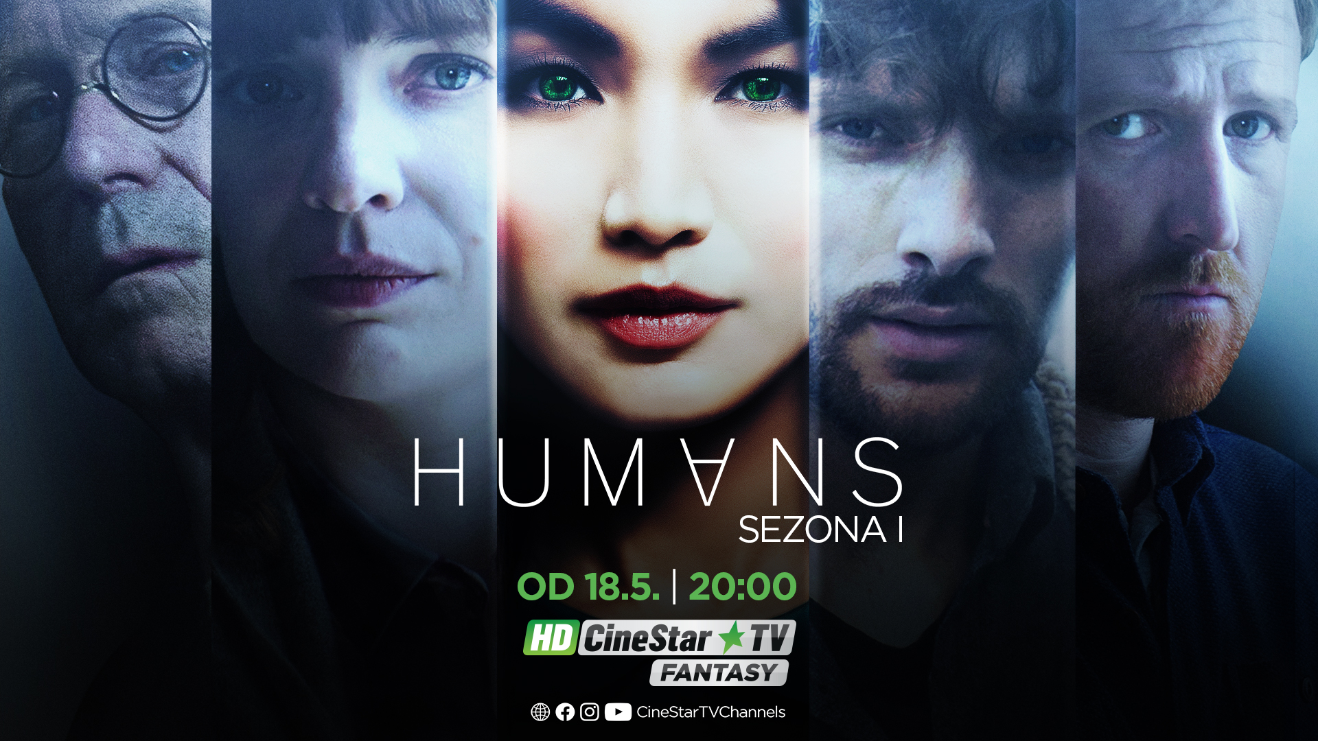 GLEDAJTE PRVU SEZONU HVALJENE SF SERIJE HUMANS NA CINESTAR TV FANTASY ...